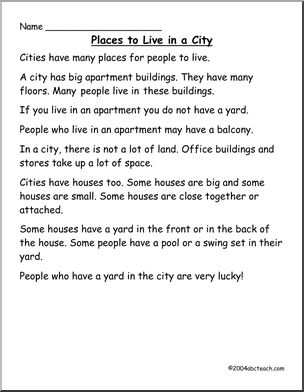 Communities…Places and People (primary) – alt. version – Abcteach