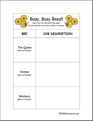 Comprehension: Honeybees (primary) – Abcteach
