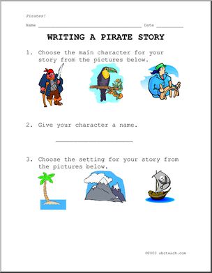 Pirates! (elementary/upper elementary) Unit I abcteach.com