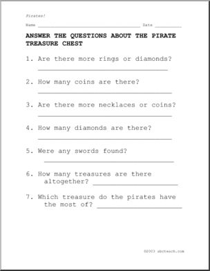 Pirates! (elementary/upper elementary) Unit I abcteach.com