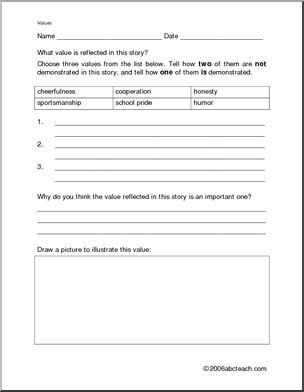 Values: Cooperation (elem/ upper elem/middle) | Abcteach