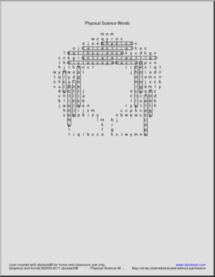 Vocabulary: Physical Science Activity Set (elem/upper elem) | Abcteach