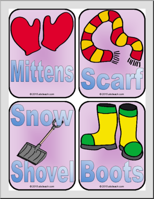 Go Fish Card Game - Winter Themed Card Games - Go Fish Printable Games