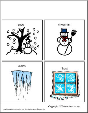 Matching: Winter (preschool/primary) | Abcteach