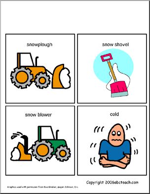 Matching: Winter (preschool/primary) – Abcteach