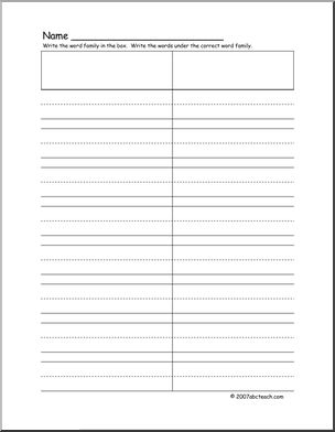 -ed Words’ Word Sort Center – Abcteach