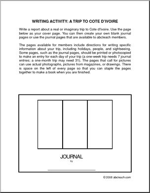 A Trip to Cote d’Ivoire (elem/upper elem)’ Writing Activity – Abcteach